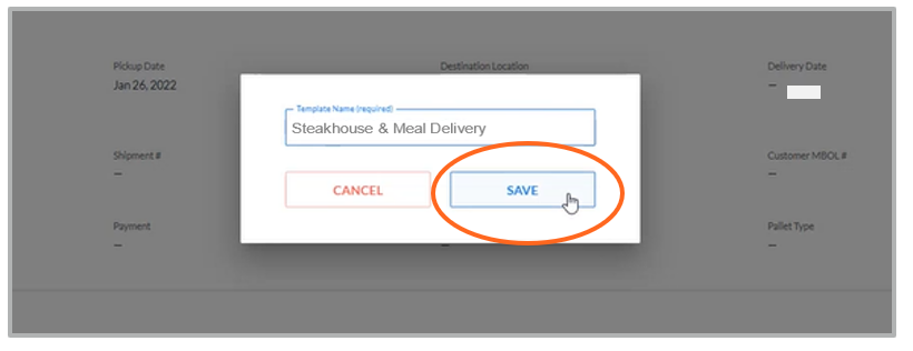 Create an order template for recurrent orders
