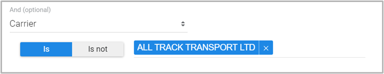 Notification for carrier changes to shipments