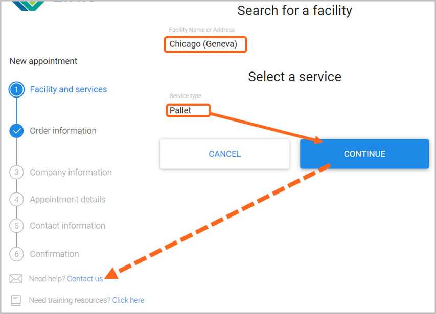 View your appointment schedule through Public Scheduling