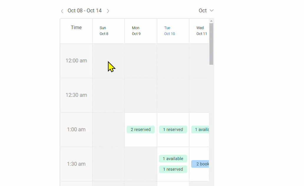 View your appointment schedule through Public Scheduling